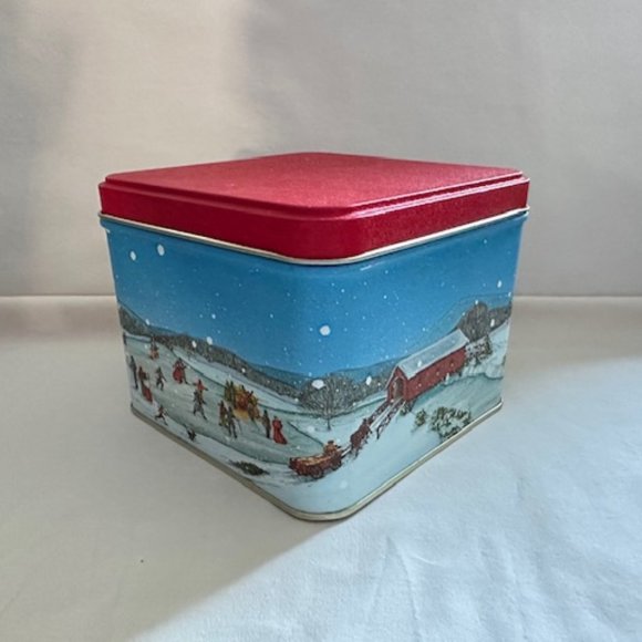 Potpourri Press | Holiday | Vintage Winter Holiday Scene Tin | Poshmark